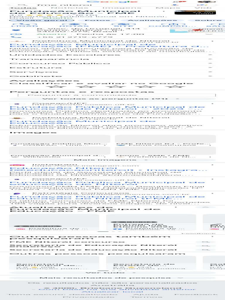 Fme Niteroi - Pesquisa Google | PDF | Aprendizado