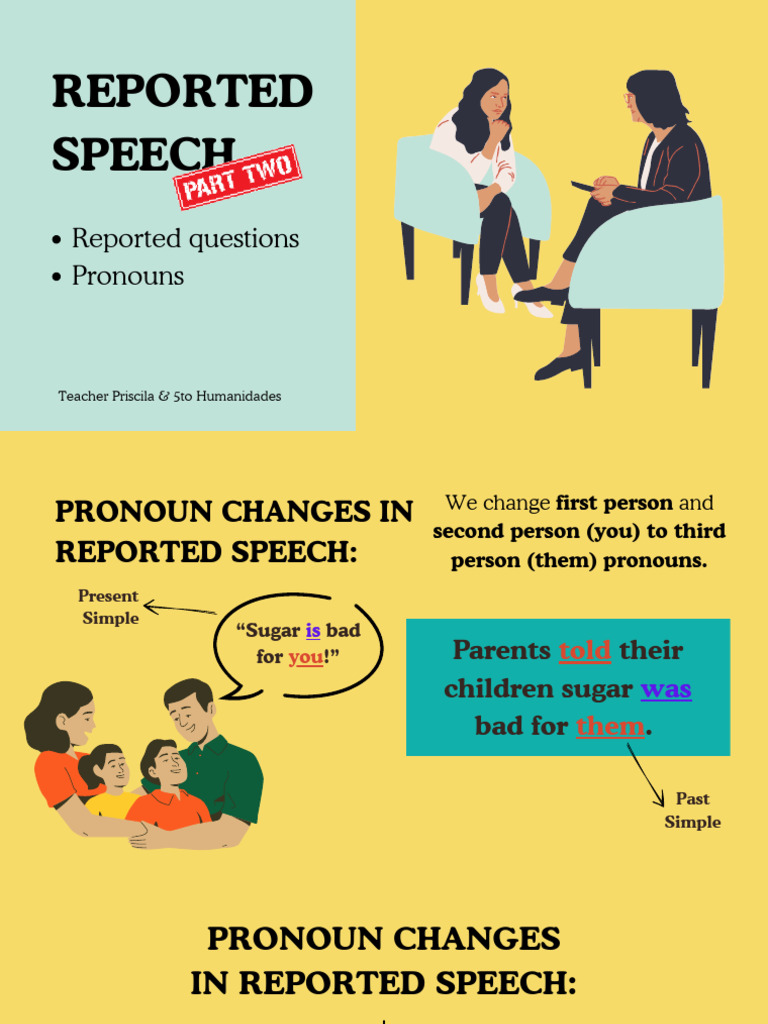 Reported Speech Part 2 | PDF