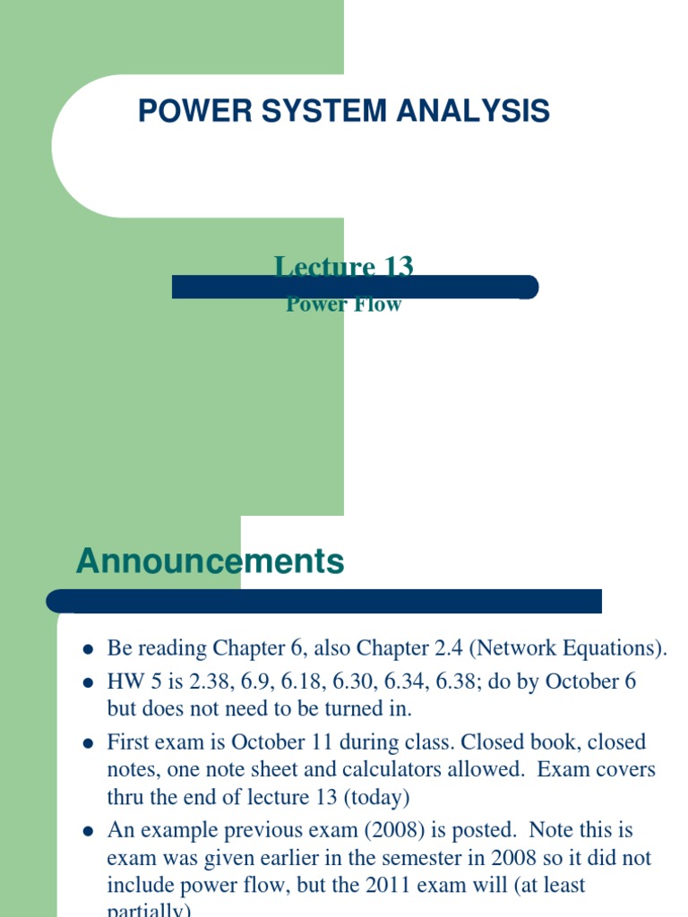 Power System Analysis | PDF | Ac Power | Electromagnetism