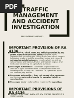 CDI 4 - Traffic Management and Accident Investigation With Driving | PDF