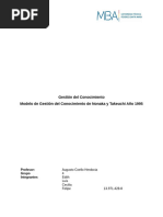 Conocimiento Explícito y Tácito en Organizaciones | PDF | Conocimiento ...