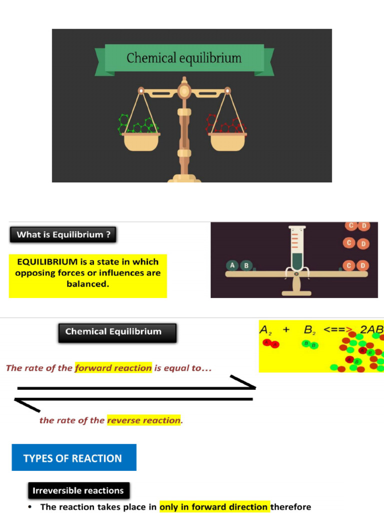 Chemical Equilibrium.pptx | PDF
