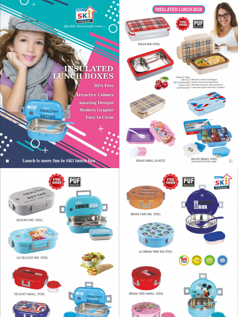 Insulated Lunch Boxes | PDF