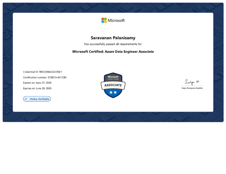 Azure Data Engineer | PDF