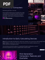 Five Generations of Computers | PDF | Computing | Quantum Computing