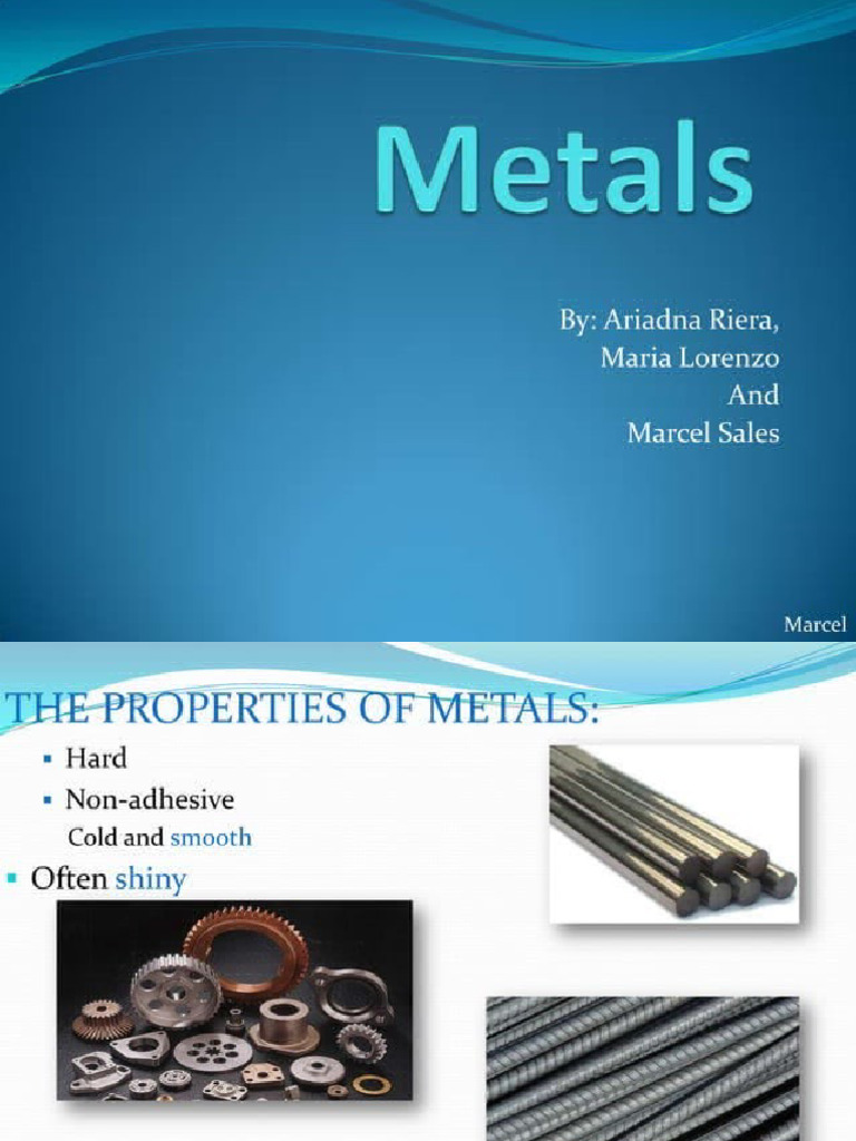 Properties of Metals | PDF