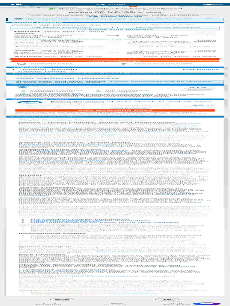 CheapOair - Booking Confirmation | PDF | Travel Visa