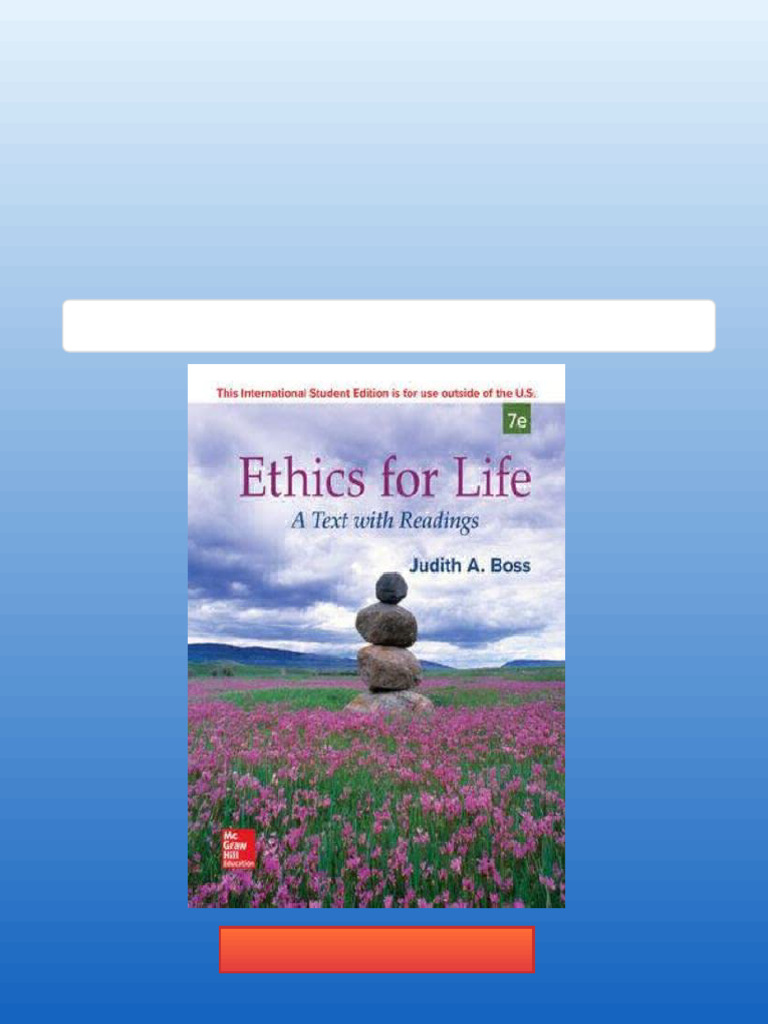 Ethics For Life 7th Edition Judith Boss Complete Download | PDF