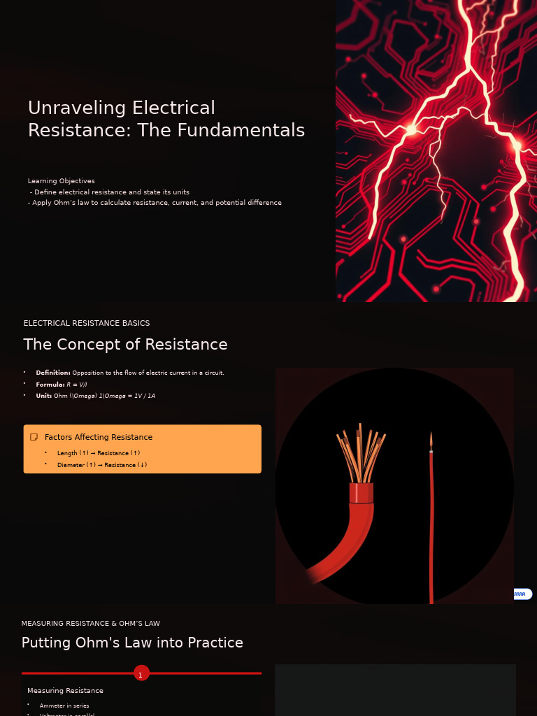 Understanding Electrical Resistance Basics | PDF | Quantity ...