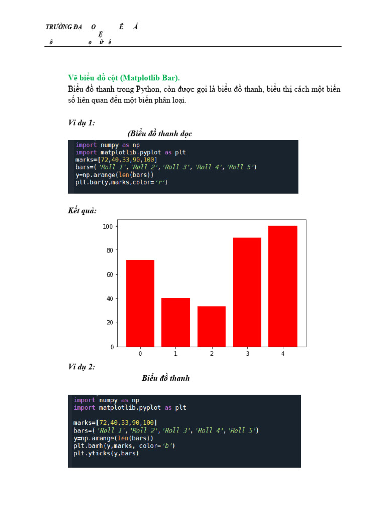 LAB3 - Matplotlib Bar Chart | PDF