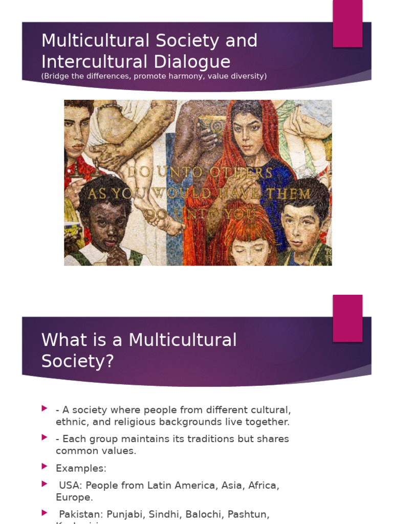 Multicultural Society and Intercultural Dialogue | PDF ...