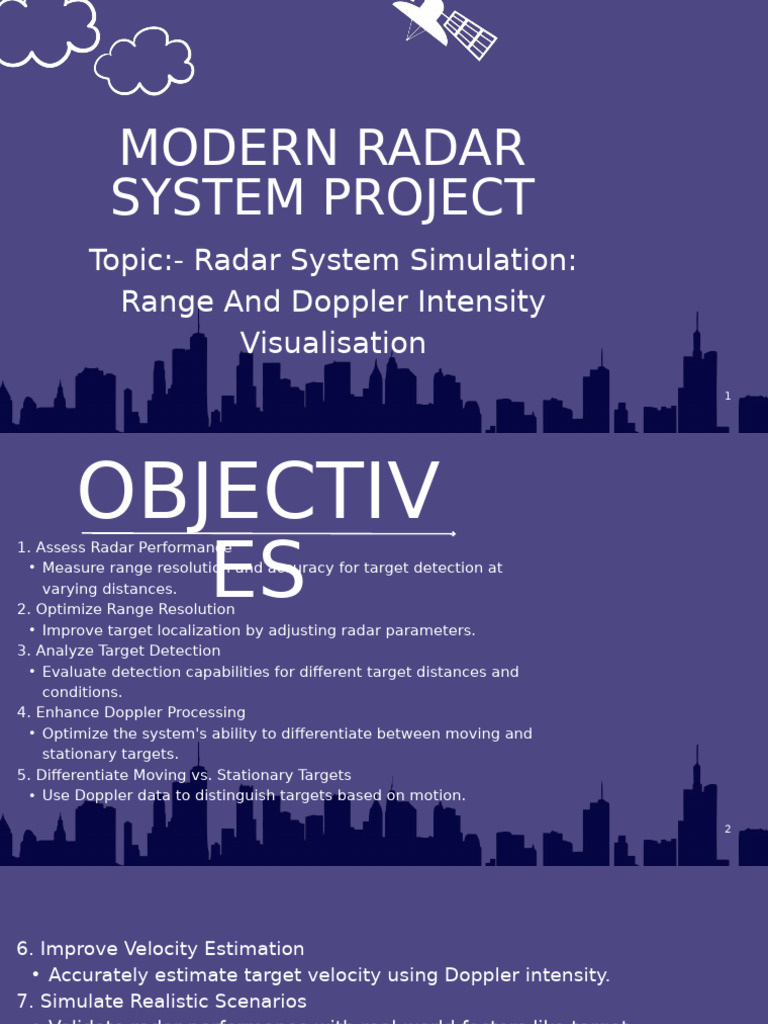 Radar System Simulation: Range & Doppler Analysis | PDF | Radar ...