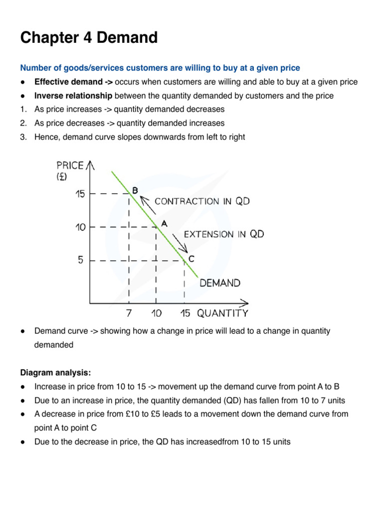 Ch.4 Demand | PDF | Demand | Demand Curve