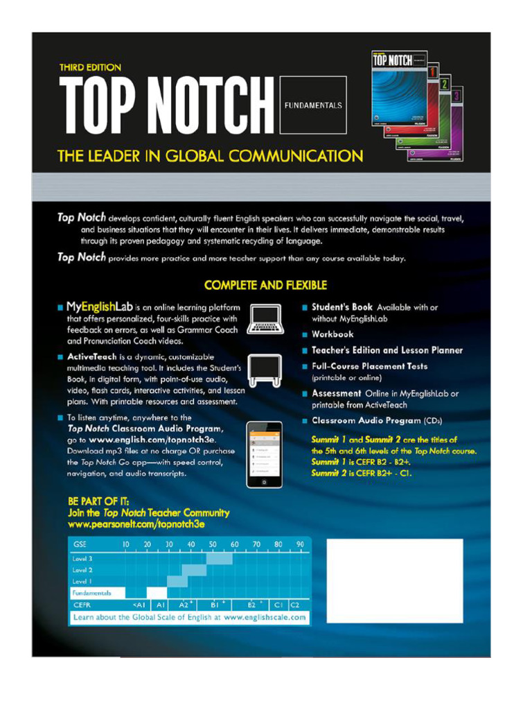 Top Notch Fundamentals Back Cover | PDF