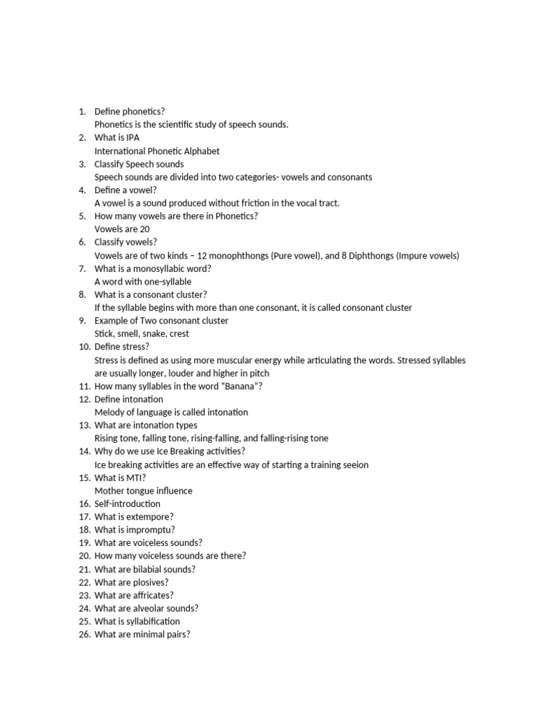 ELCS Viva Questions | PDF