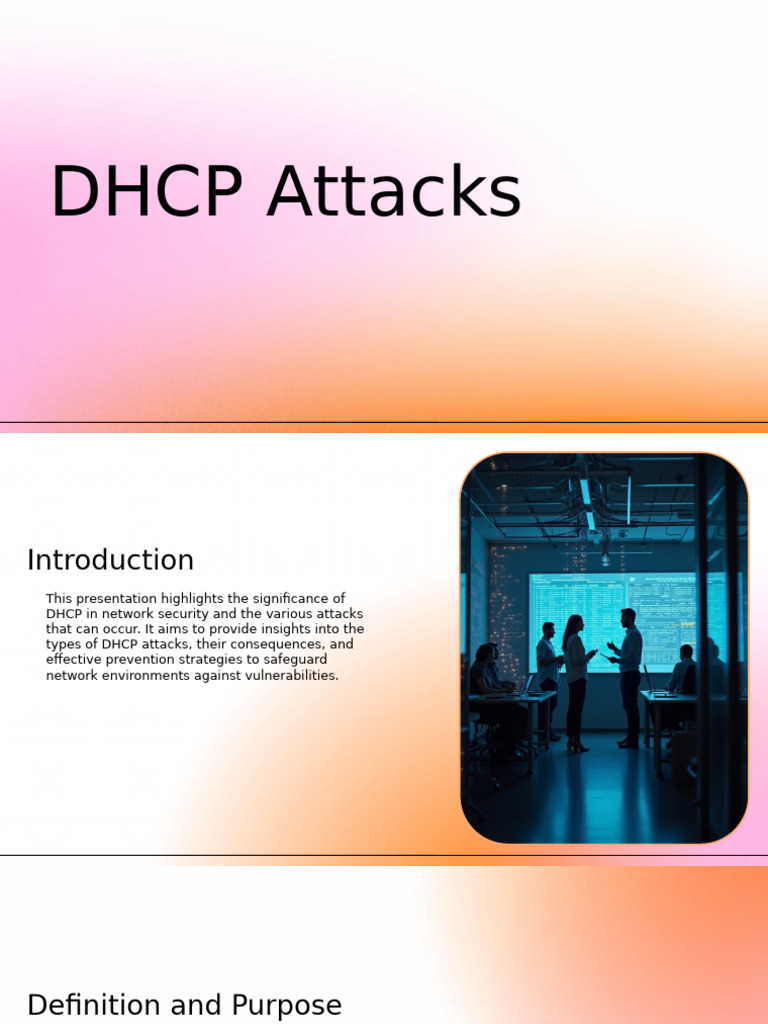 Understanding DHCP Attacks | PDF | Computer Security | Security