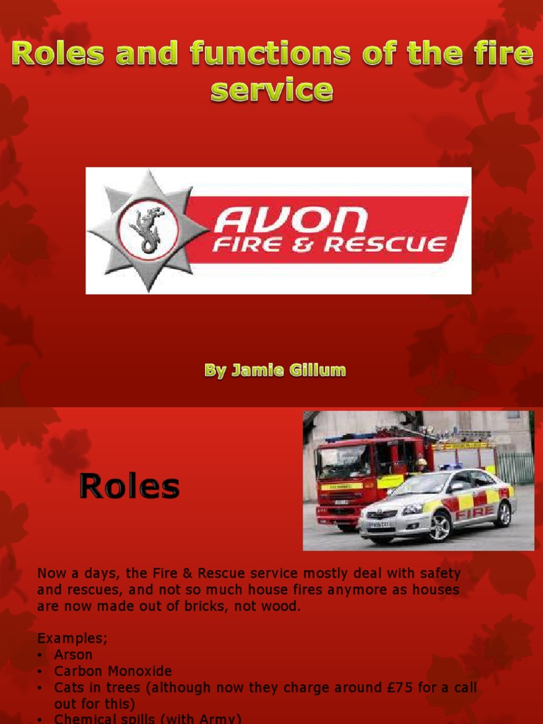 Roles and Functions of The Fire Service | PDF | Natural Disasters ...