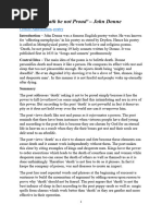 James Weldon Johnson's Courageous Sonnet | PDF | Poetry | Creative ...