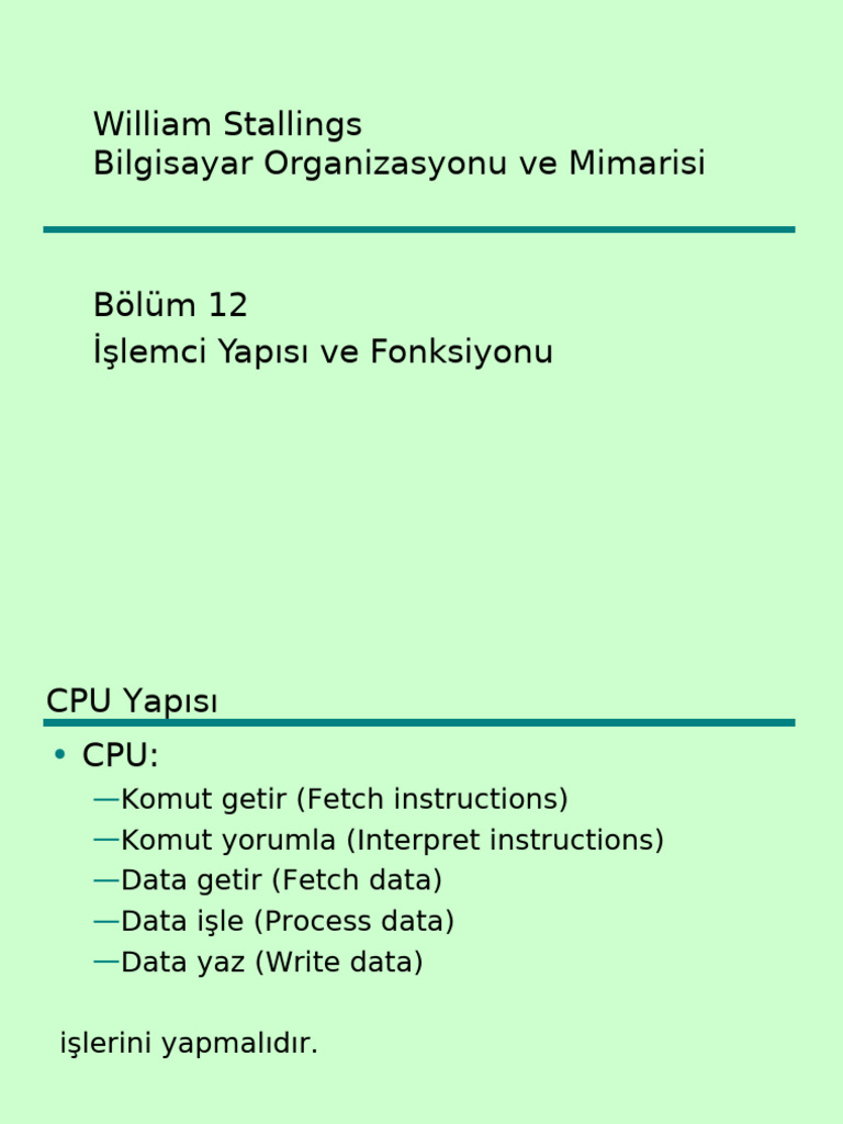 12 - Processor Structure and Function | PDF