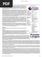 The Premier League | PDF | Premier League | English Football League