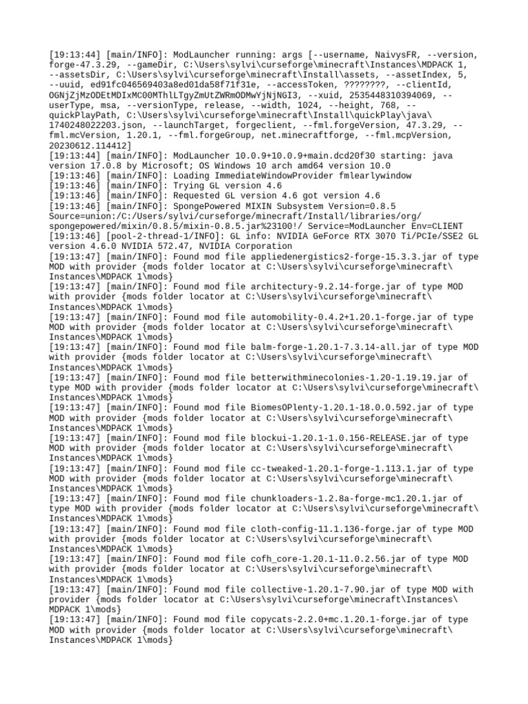 Log Erreur de Discord | PDF | Computer File | Directory (Computing)
