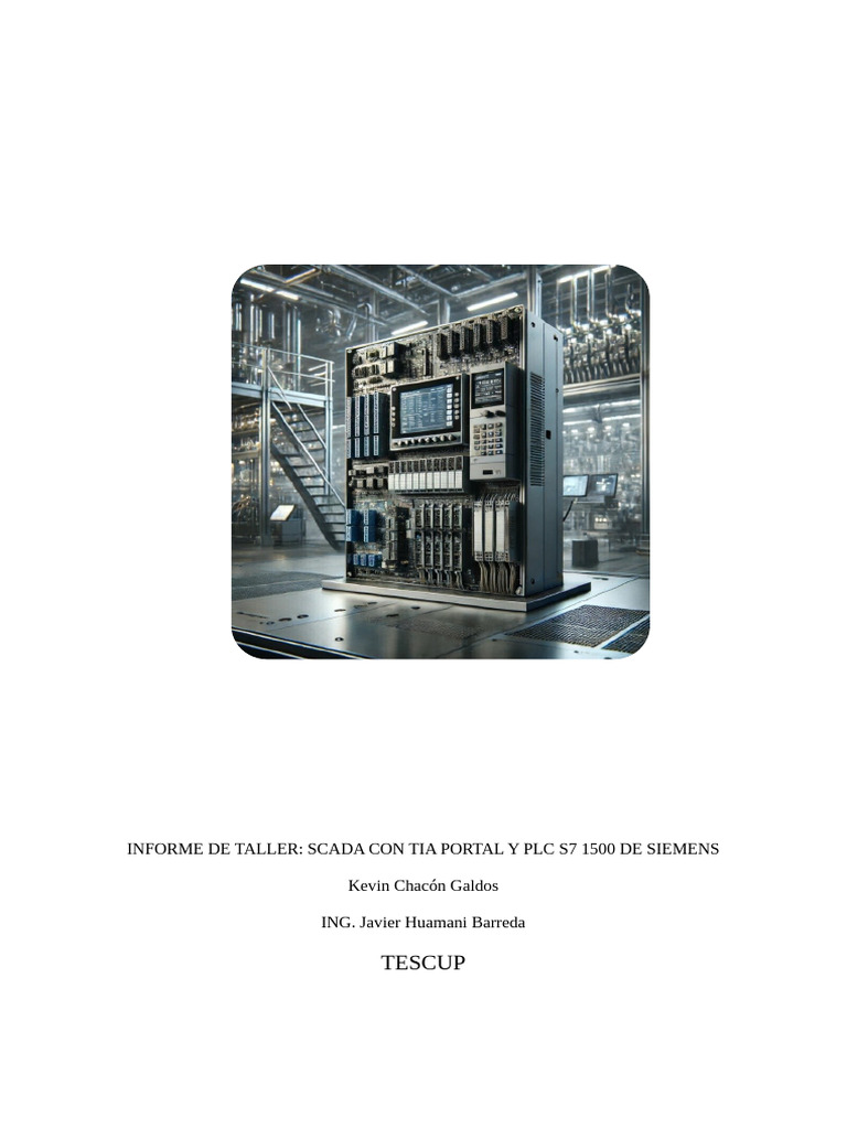 Integración SCADA y PLC S7-1500 en TIA Portal | PDF | Scada ...