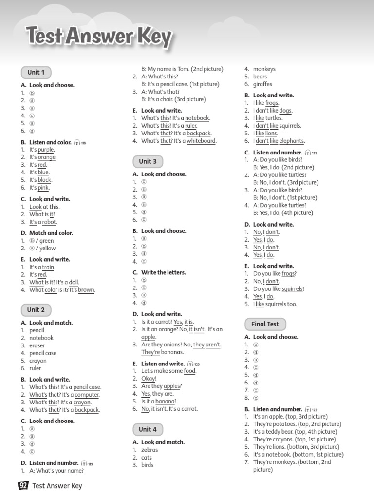Test Answer Key Overview | PDF | Chess | Chess Theory