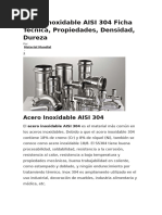 A316 AISI.-acero Inoxidable 316 Ficha Tecnica, Acero AISI 316 Prop ...