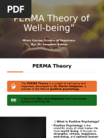 PERMA Self Assessment Worksheet | PDF