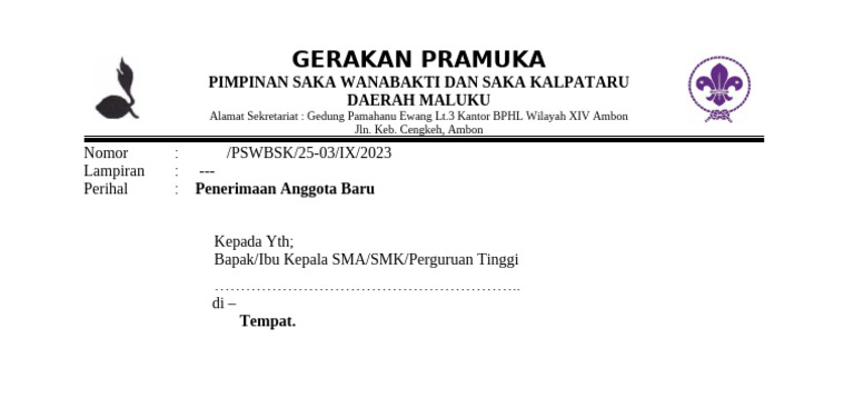 Cop Amplop Surat | PDF