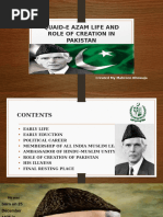 Quaid-e-Azam Essay Overview | PDF | Muhammad Ali Jinnah | Pakistan