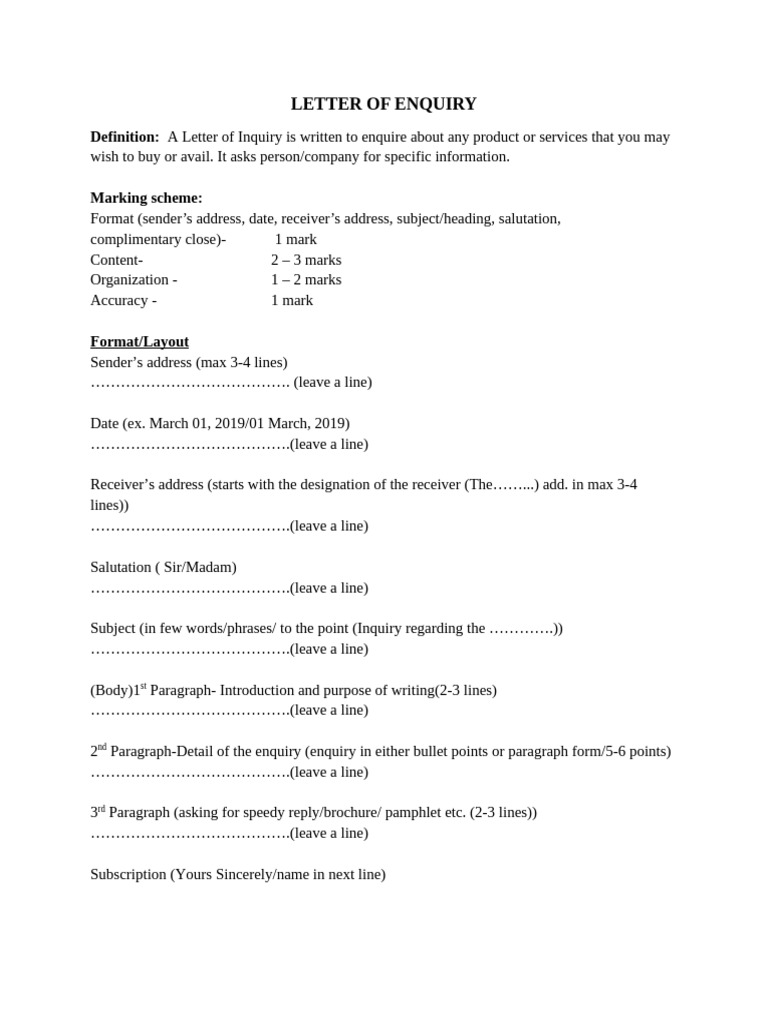 Letter of Inquiry Guidelines | PDF