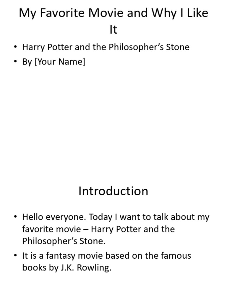 Harry Potter Presentation With Images | PDF