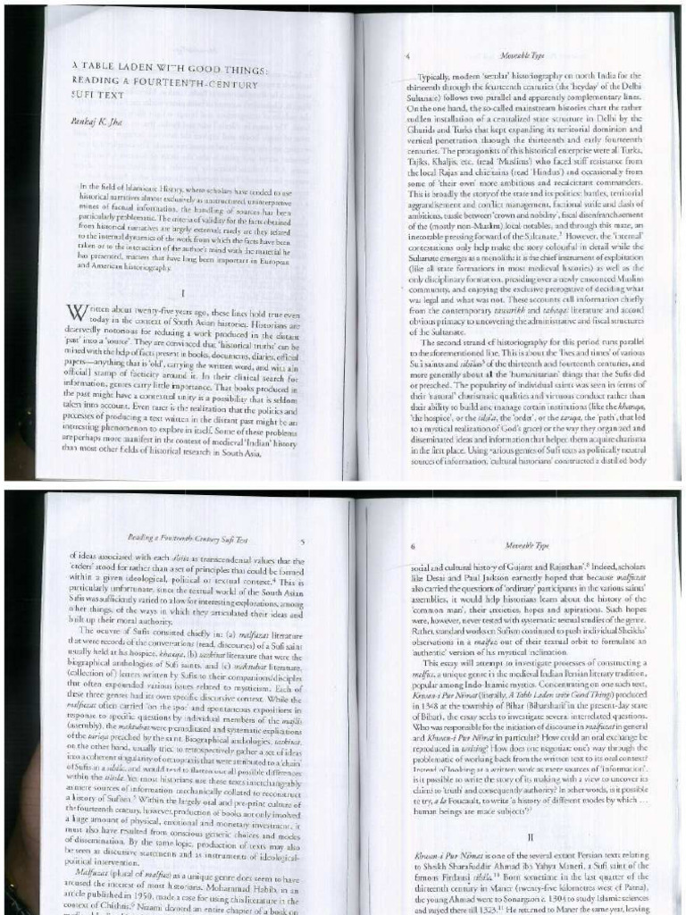 Pankaj Jha A Table Laden With Good Thing | PDF