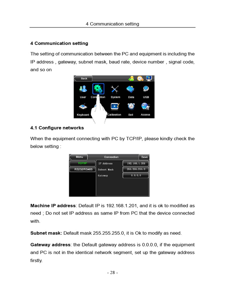 IFace Series User Manual_v1.0 34 | PDF