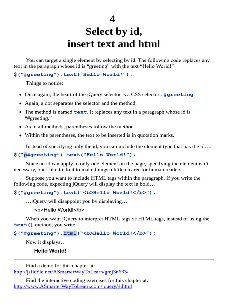 A Smarter Way To Learn JQuery - Mark Myers 31 | PDF