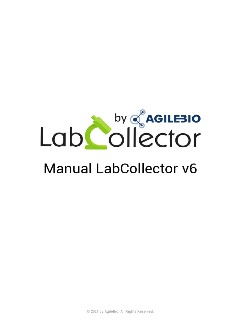 LabCollector v6 User Manual | PDF | Password | Proxy Server