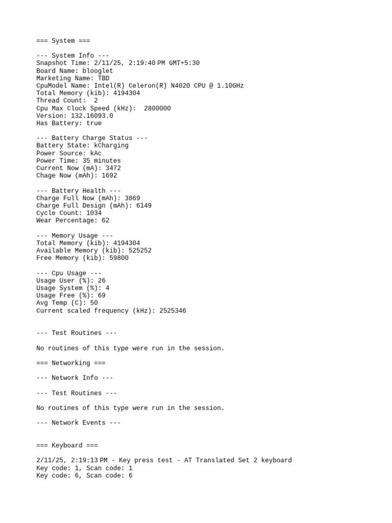Keyboard Test Details | PDF | X86 Architecture | Computing