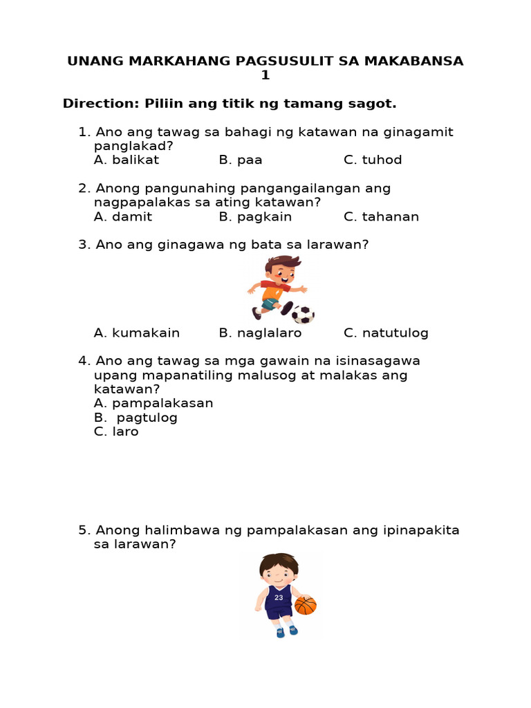 1ST - PT - IN - MAKABANSA 1-By Tcher Artemis | PDF