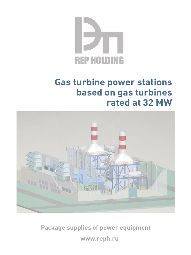 32 MW Gas Turbine Power Stations Overview | PDF | Power Station | Gas ...