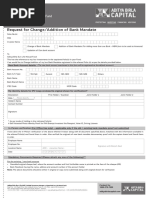 KFINTECH Common Mandate Form | PDF | Financial Services