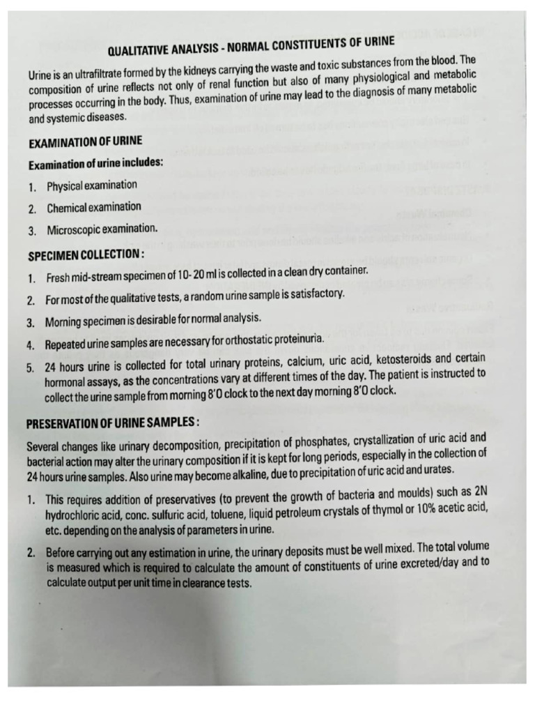 biochemistry practical | PDF