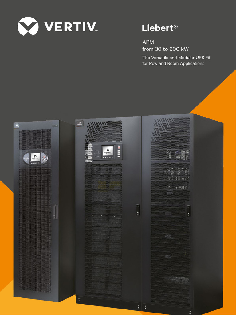 Liebert APM UPS: 30-600 kW Modular Power | PDF | Alternating Current ...