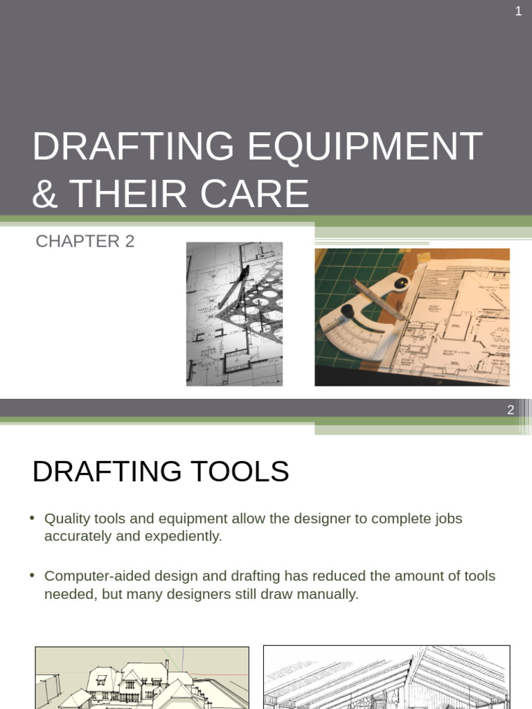 Essential Drafting Tools and Care Guide | PDF | Pencil | Drawing