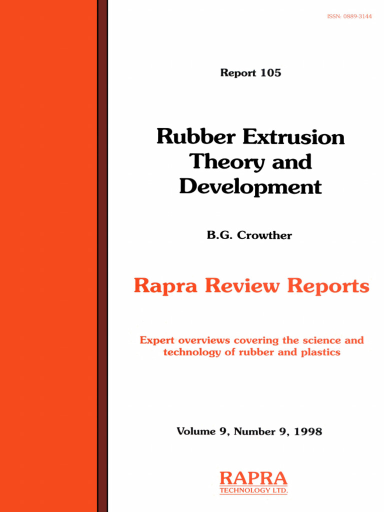 Vdoc - Pub Rubber Extrusion Theory and Development | PDF | Viscosity ...