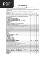 Test de Conners | PDF