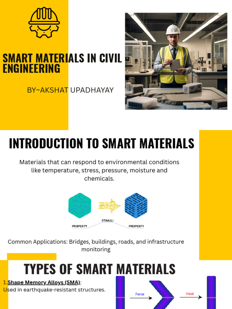 Smart Materials in Civil Engineering | PDF