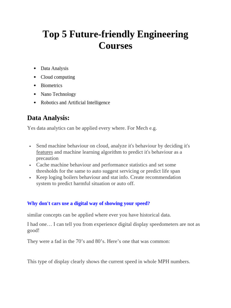 Top 5 Future | PDF | Cloud Computing | Nanotechnology