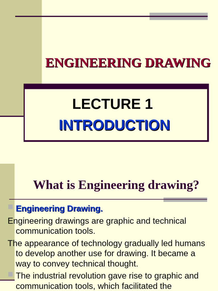 Engineering Drawing Tools Overview | PDF | Technical Drawing | Drawing