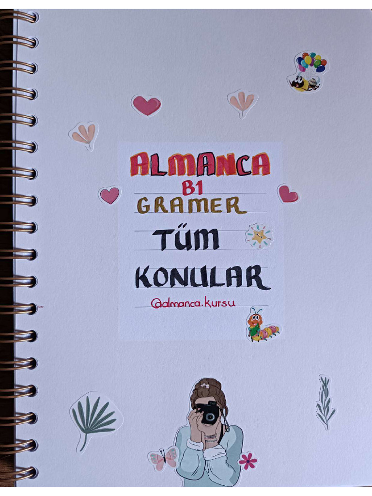 Almanca Gramer B1-Almanca Kursu | PDF